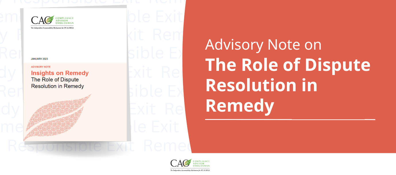 Insights on Remedy: The Role of Dispute Resolution in Remedy | Office ...